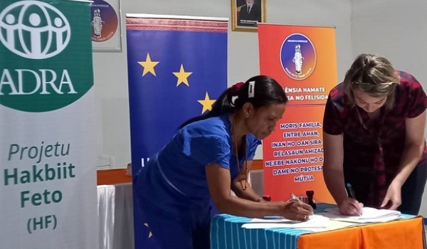 UE-ADRA Apoiu Finanseiru ba Rede Feto Hodi Implementa Programa Prioridade